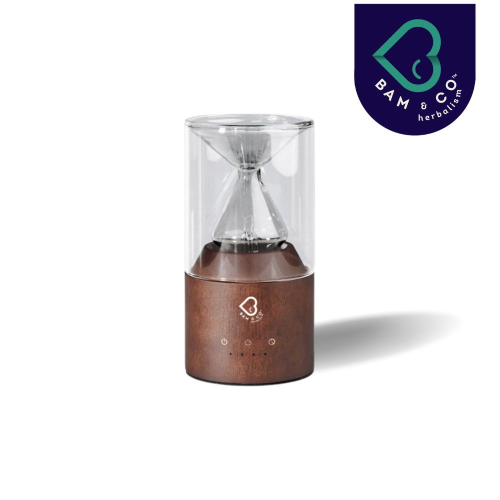 BAM & CO. HOURGLASS AROMATHERAPY NEBULIZER DIFFUSER WIRELESS WATERLESS | Shopee Malaysia