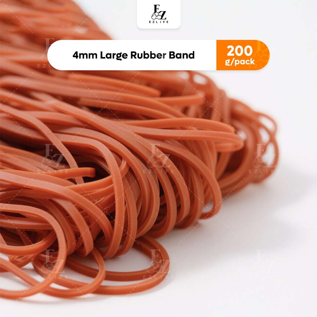 60% Off Clearance Orange Large Rubber Band 4mm Elastic Rubber Band ...
