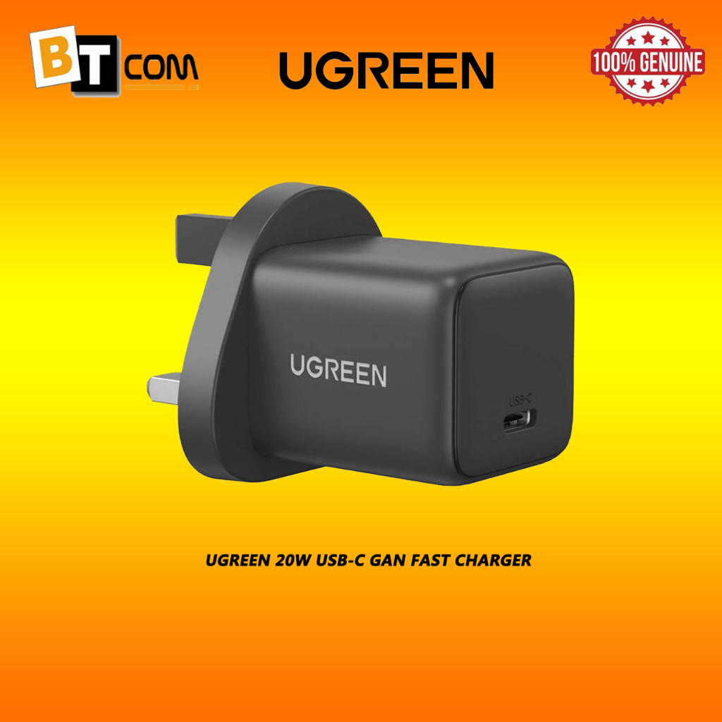 UGREEN 20W USB-C GAN FAST CHARGER UG-X512-55529 | Shopee Malaysia