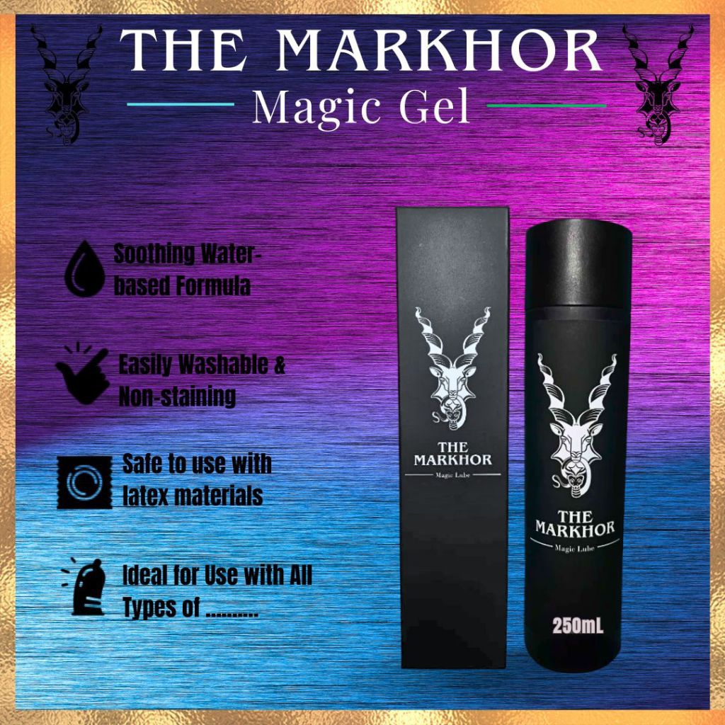 The Markhor Magic Lube 250ml Water-Based Personal Lubricant gel ...