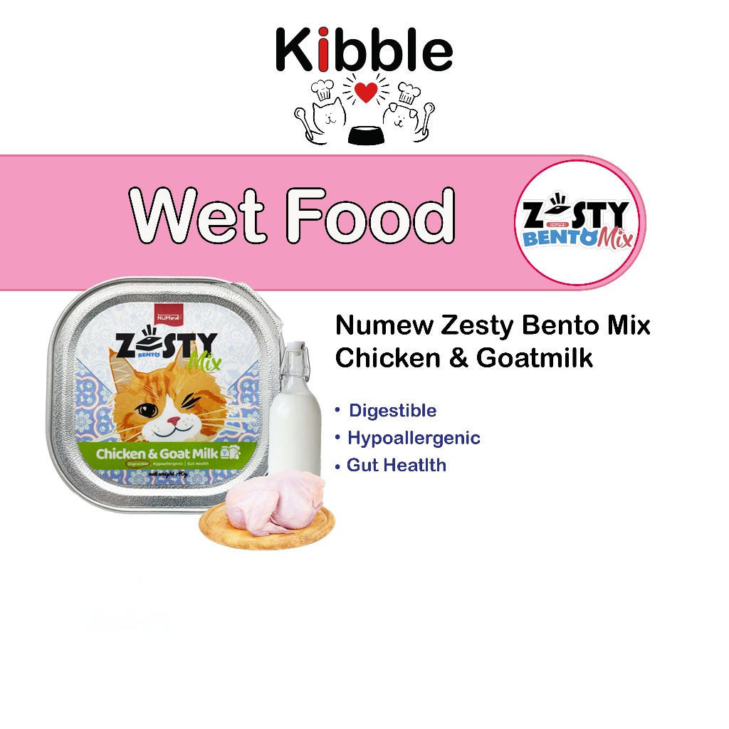 Numew Zesty Bento Mix Doubler Layer Chicken & Goat Milk 40g Cat Food ...