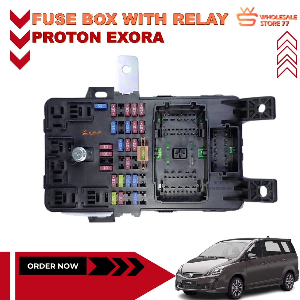 READY STOCK | PROTON EXORA / EXORA BOLD INSTRUMENT PANEL FUSE BOX WITH RELAY PW856641 | Shopee ...