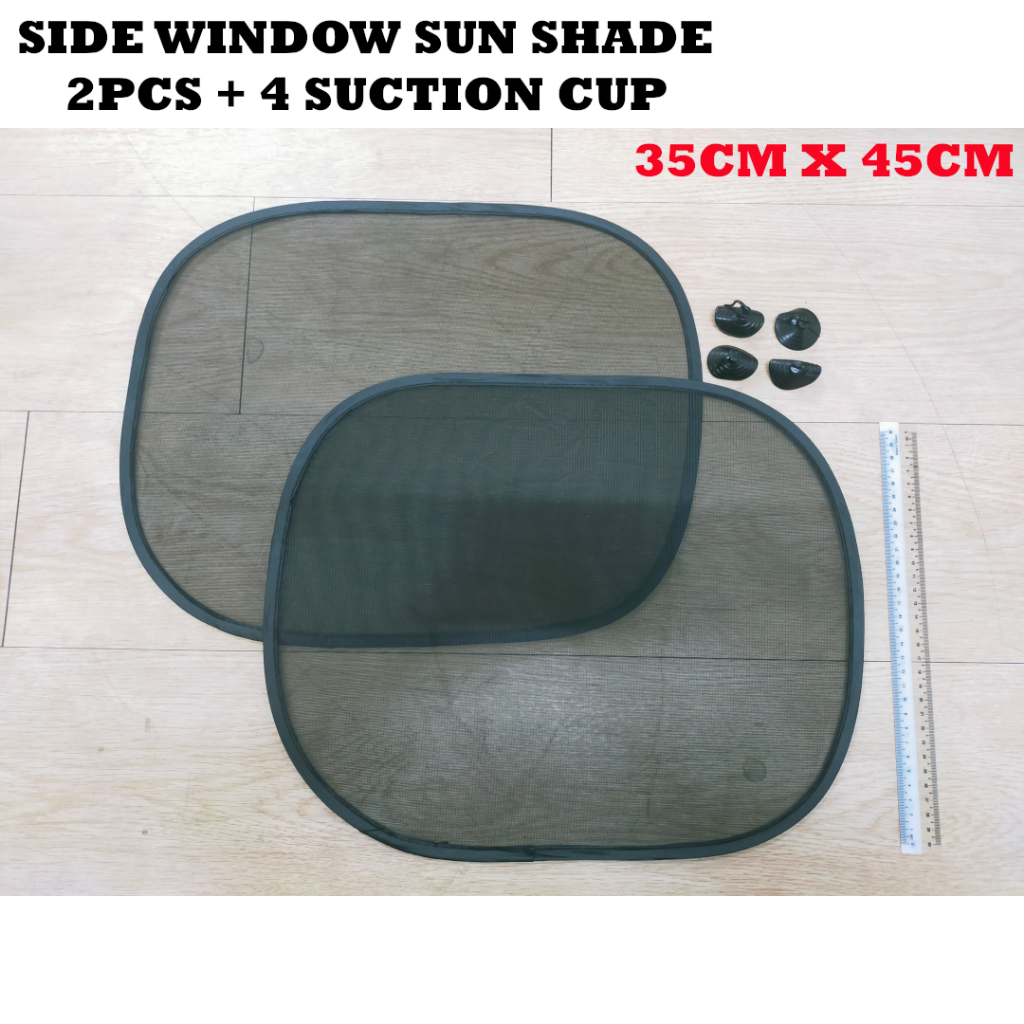 35x45cm 2pcs Car Side Window Sunshade UV Sunlight Protection Window ...