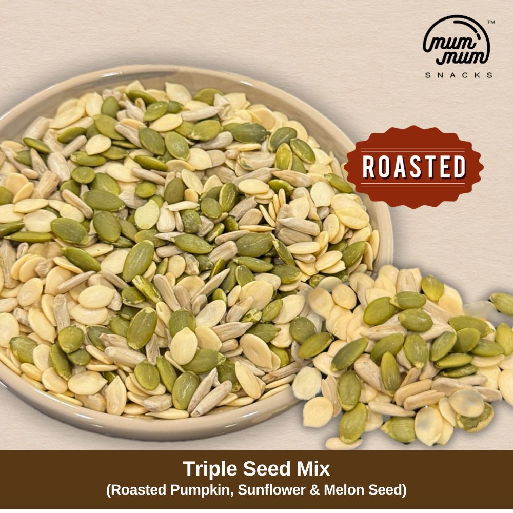 Triple Seed Mix - Roasted Pumpkin, Sunflower & Melon Seed | Shopee Malaysia
