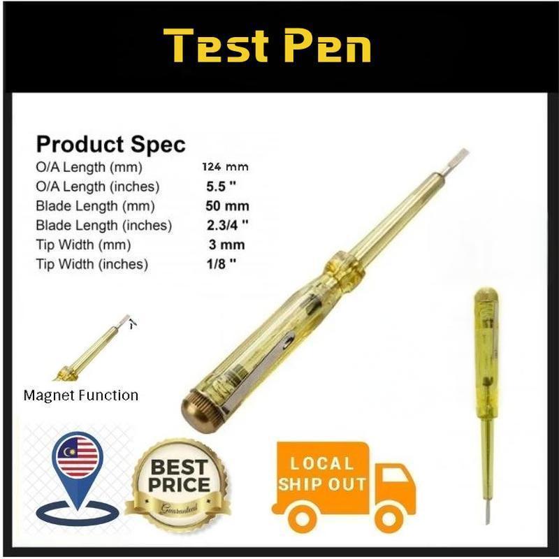 (1 pcs)Test Pen /Pen Ujian Electric Pencil 100-500V | Shopee Malaysia