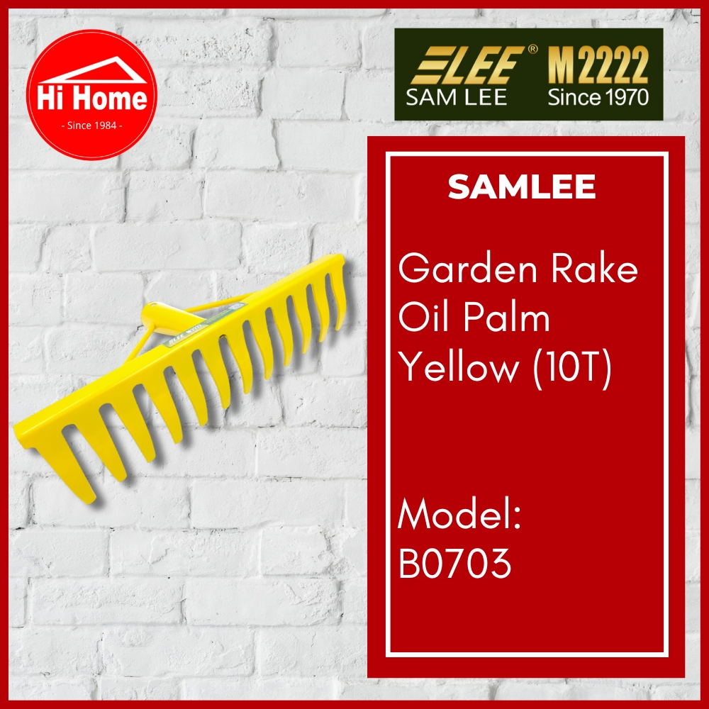 SAMLEE 10T Oil Palm Iron Stainless Steel Rake Leaves Rake Head Rake ...