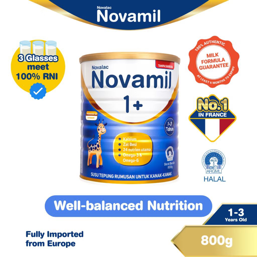 Novamil 1 + 1-3Tahun 800g | Shopee Malaysia