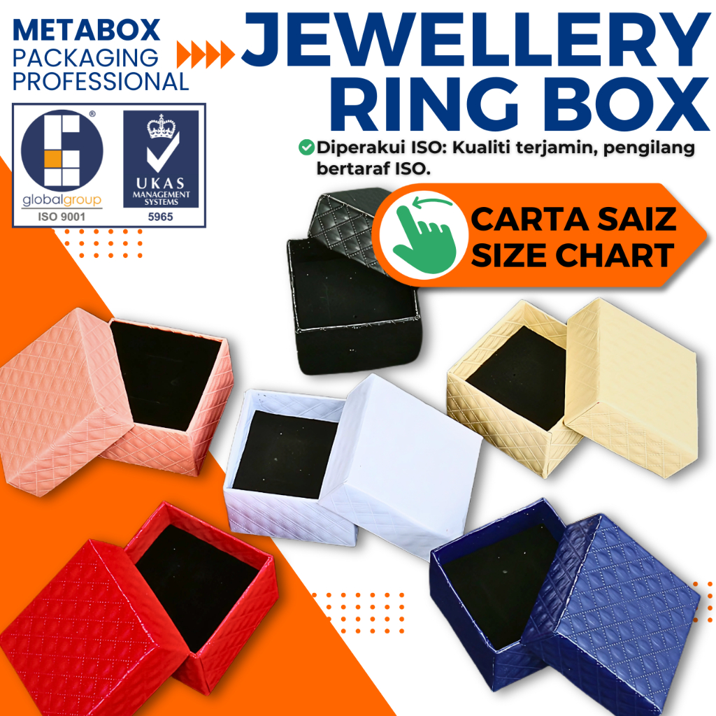 Jewelry Box Ring Necklace Organizer Storage Gift Case for Travel ...