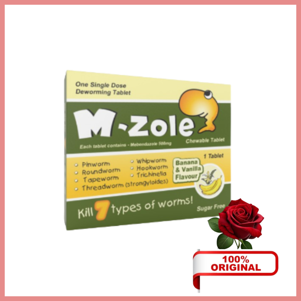 WINWA M-ZOLE CHEWABLE TAB 1''S (banana) | Shopee Malaysia