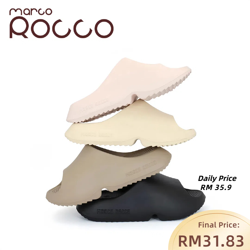 Marco Rocco Unisex Non-Slip Slide-In Slippers Selipar MR8018 | 4cm ...