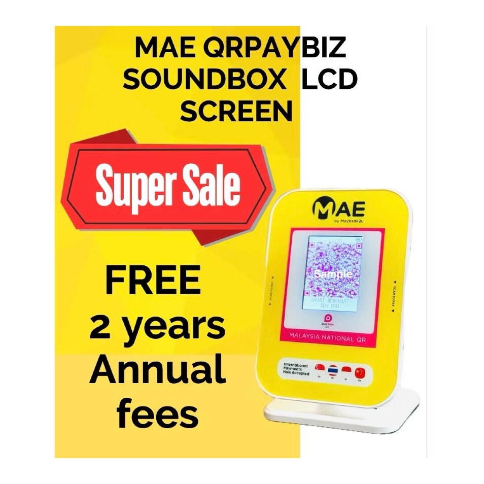 [ READY STOCK ] Maybank MAE Soundbox QRPay / Ewallet / DuitNow | Shopee ...