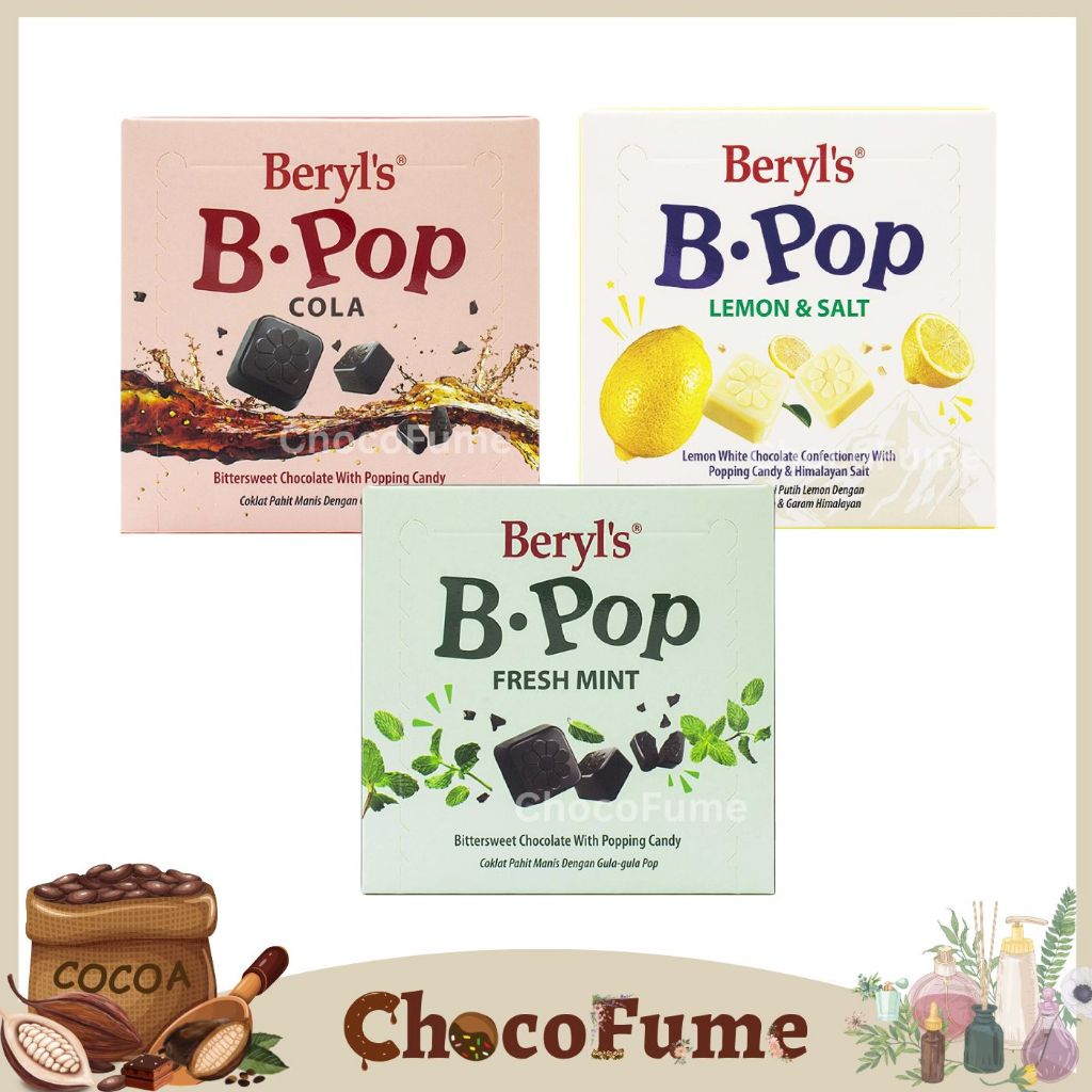 Beryl's B-POP Chocolate with Popping Candy 50g | Shopee Malaysia