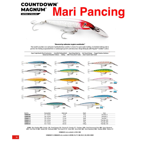 RAPALA LURE CDMAG14 COUNTDOWN MAGNUM | Shopee Malaysia