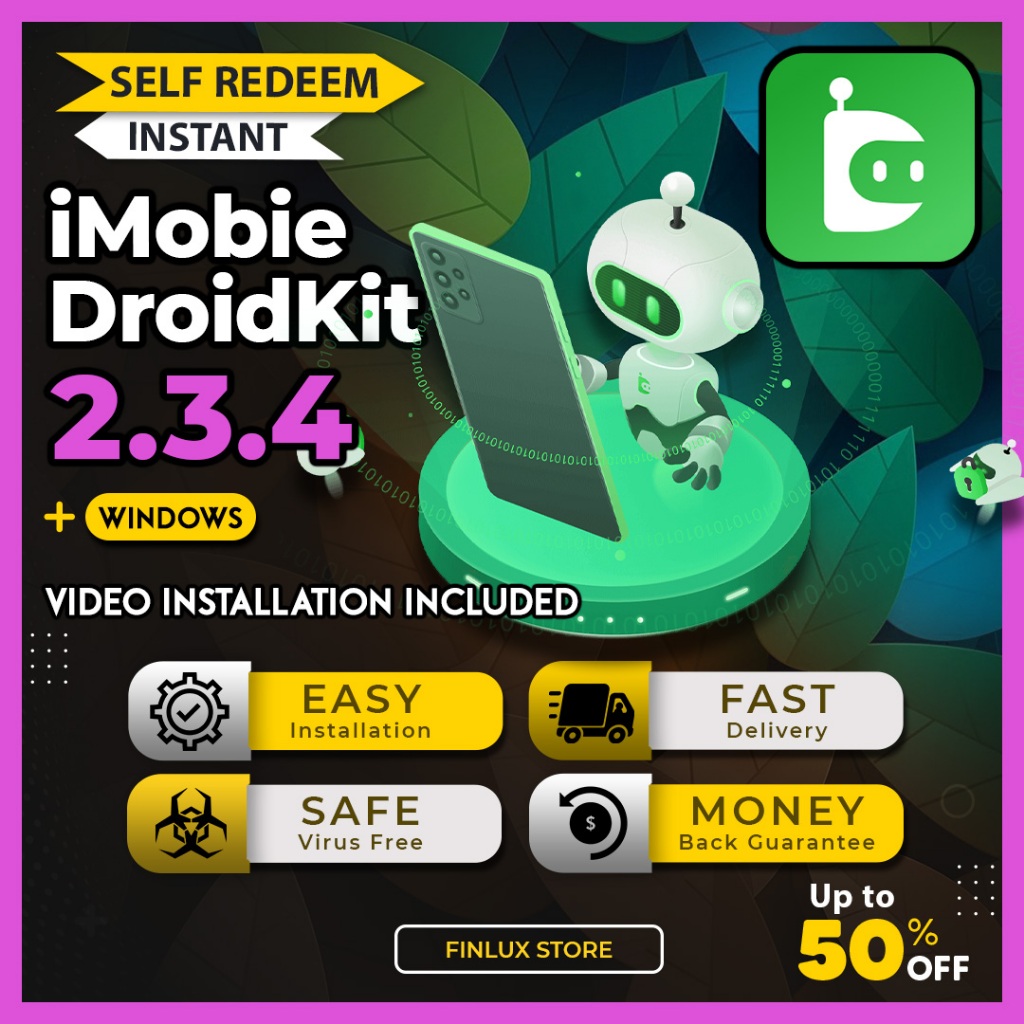 [SELF REDEEM] iMobie DroidKit v2.3.4 | Android Data Recovery, Unlock & System Repair | For ...