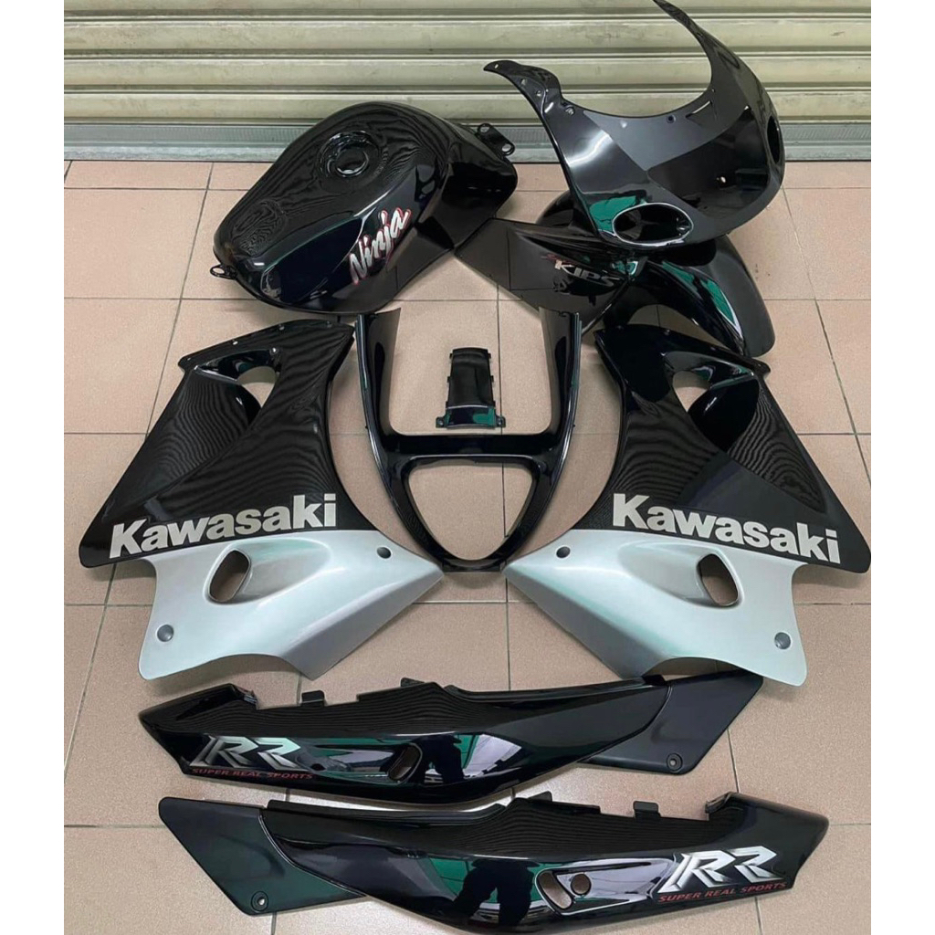 COVERSET KAWASAKI RR150 MALAYSIA HITAM MAMBA WARNA ORIGINAL | Shopee ...