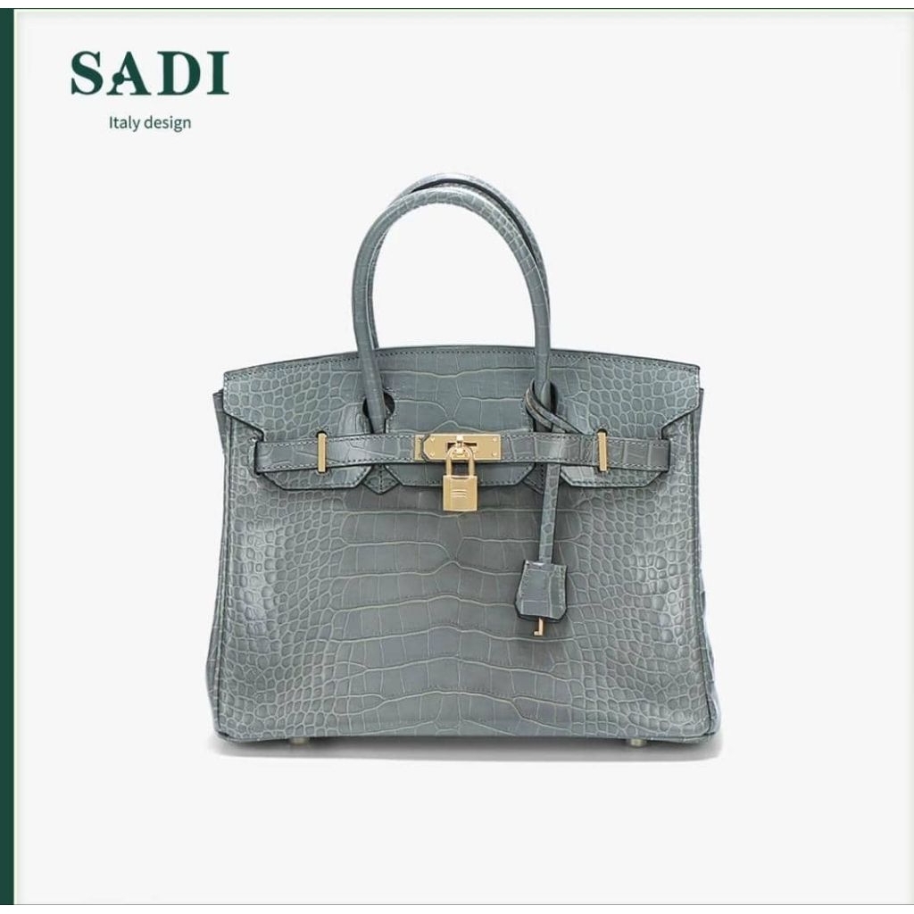 SADI Grey Birkin Bag | Shopee Malaysia