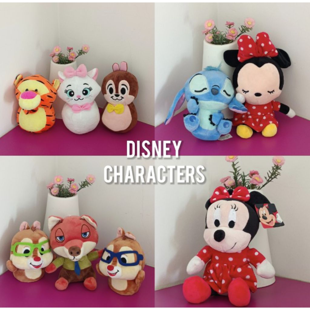 20cm Disney Characters Stuffed Plush Toy | Shopee Malaysia