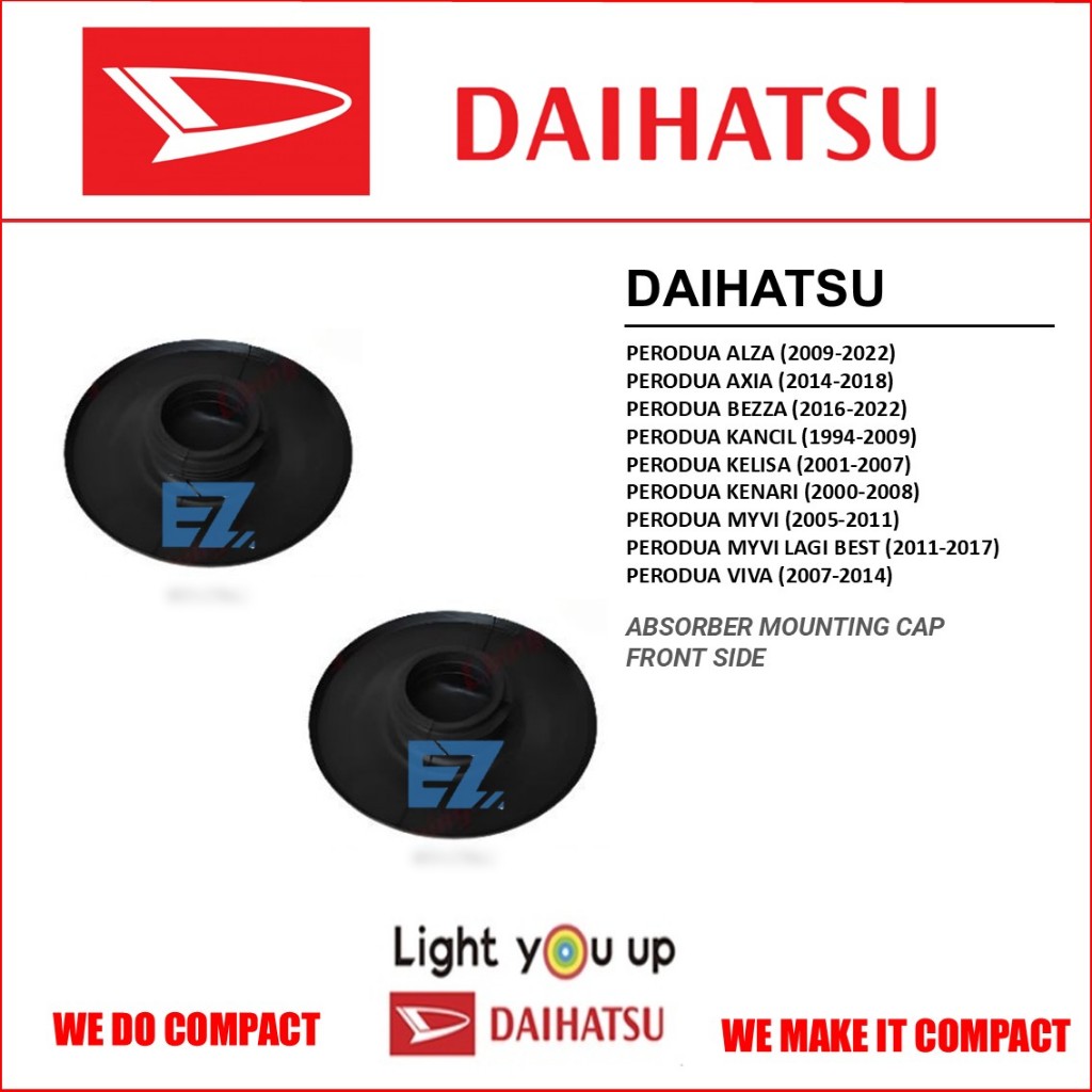 UNIVERSAL ABSORBER MOUNTING CAP PERODUA ALZA AXIA BEZZA KANCIL KELISA ...