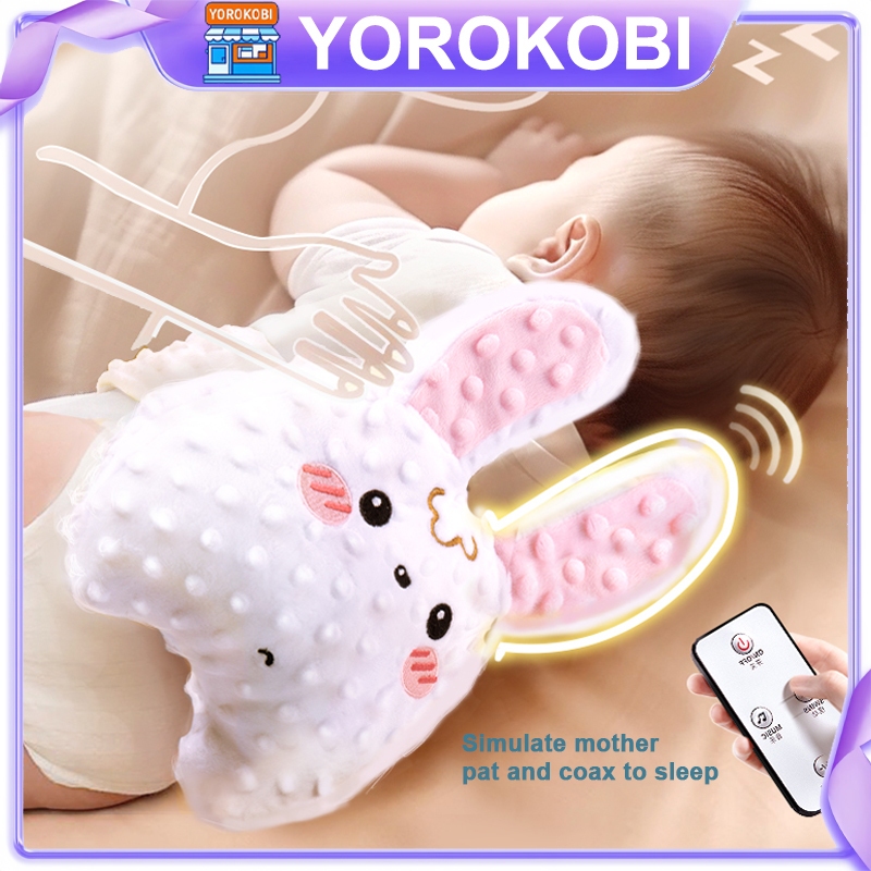 Baby soothing palm patting rabbit coaxing doll baby automatic patting ...