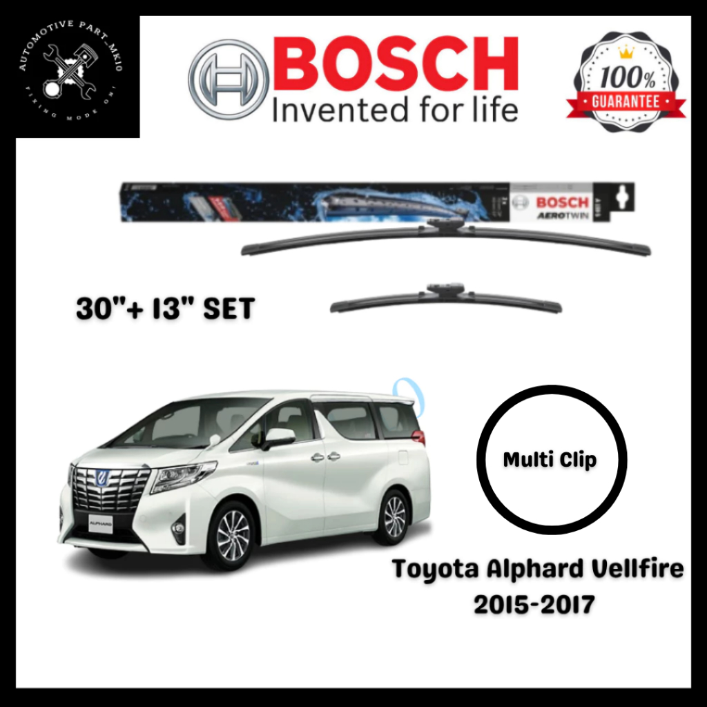 BOSCH Aerotwin Plus Multi Clip WIPER SET 30"+13" A516S 3397014516 ...