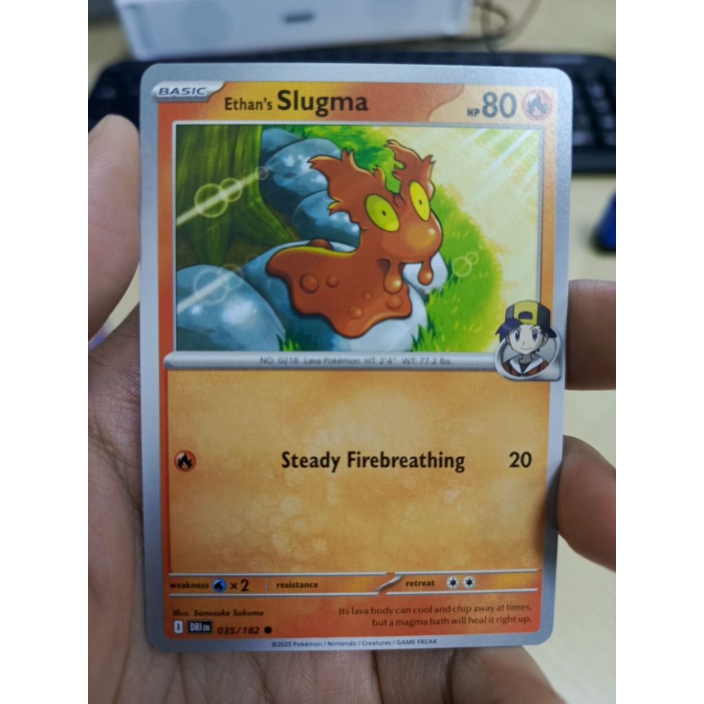 Pokemon TCG Ethan's Slugma Destined Rivals | Shopee Malaysia