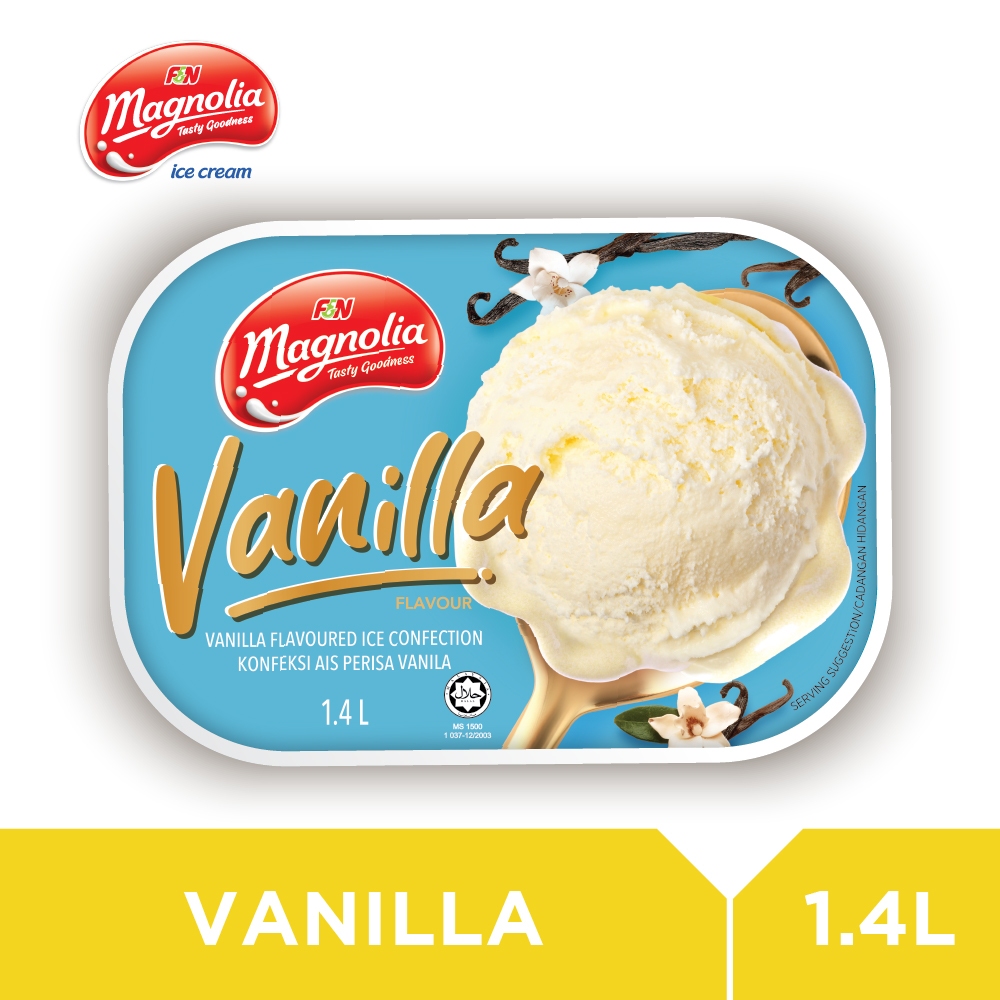 Magnolia Vanilla 1.4L, 2 tubs | Shopee Malaysia
