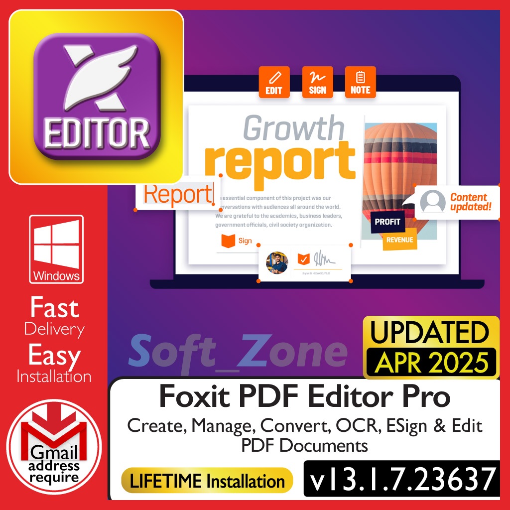 Foxit PDF Editor Pro 13.1.7 - Create, Manage, Convert, OCR, ESign & Edit PDF Documents | Windows ...