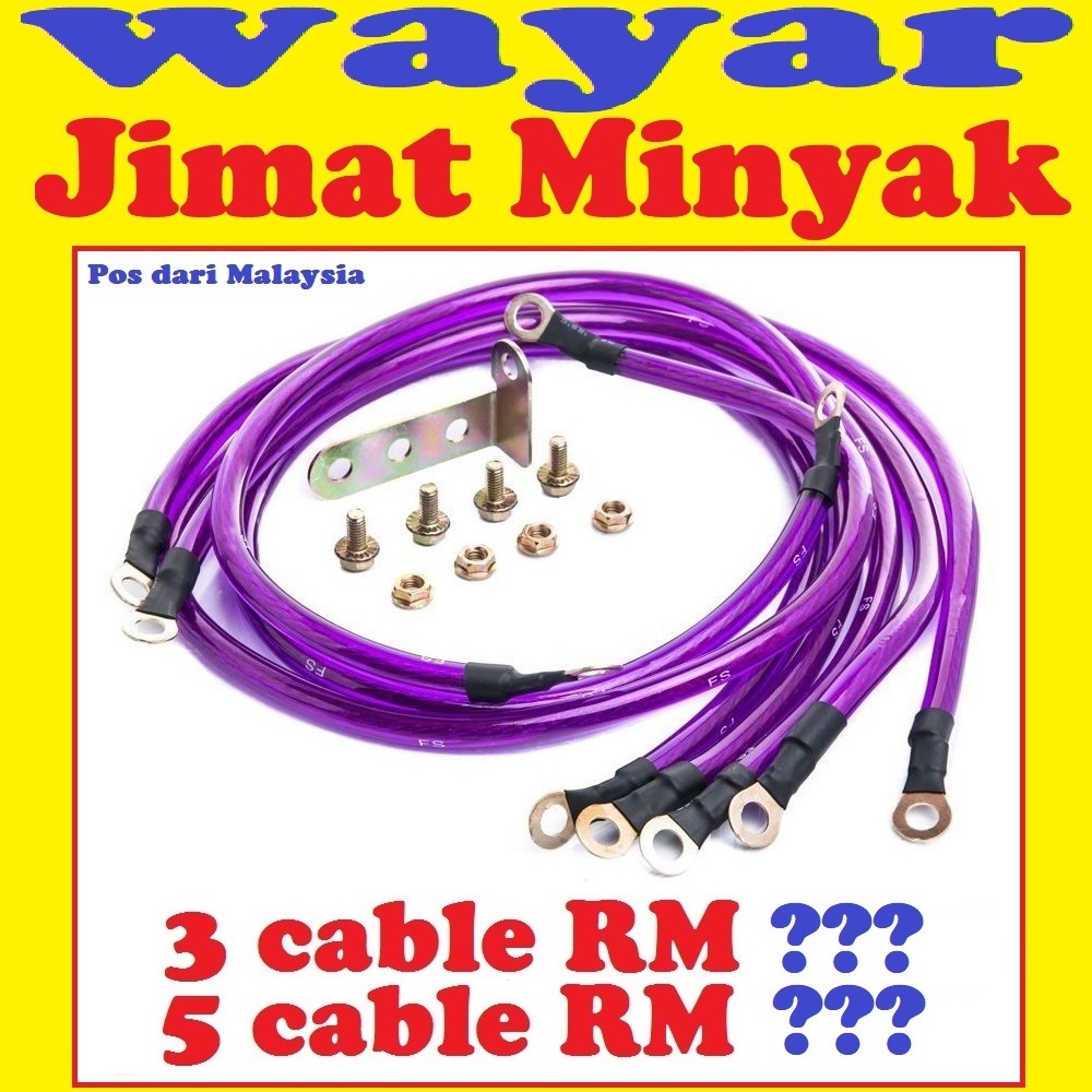 Pivot Mega Raizin HKS Wayar Body Kereta Car Grounding Ground Earth ...