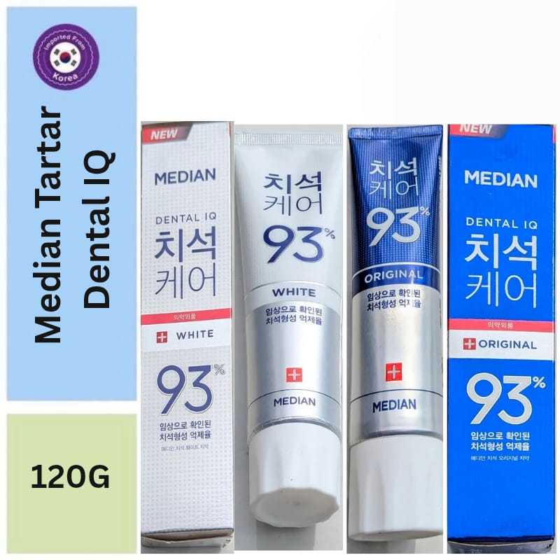 Korea Median Dental IQ 93% Tartar Protection Toothpaste 120g | Shopee ...