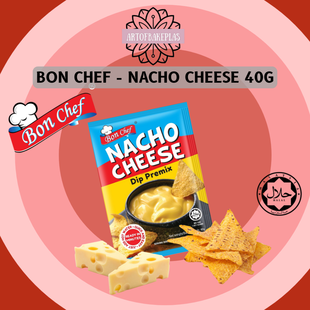 Bon Chef NACHO CHEESE Seasoning 40g Drip Premix | Shopee Malaysia