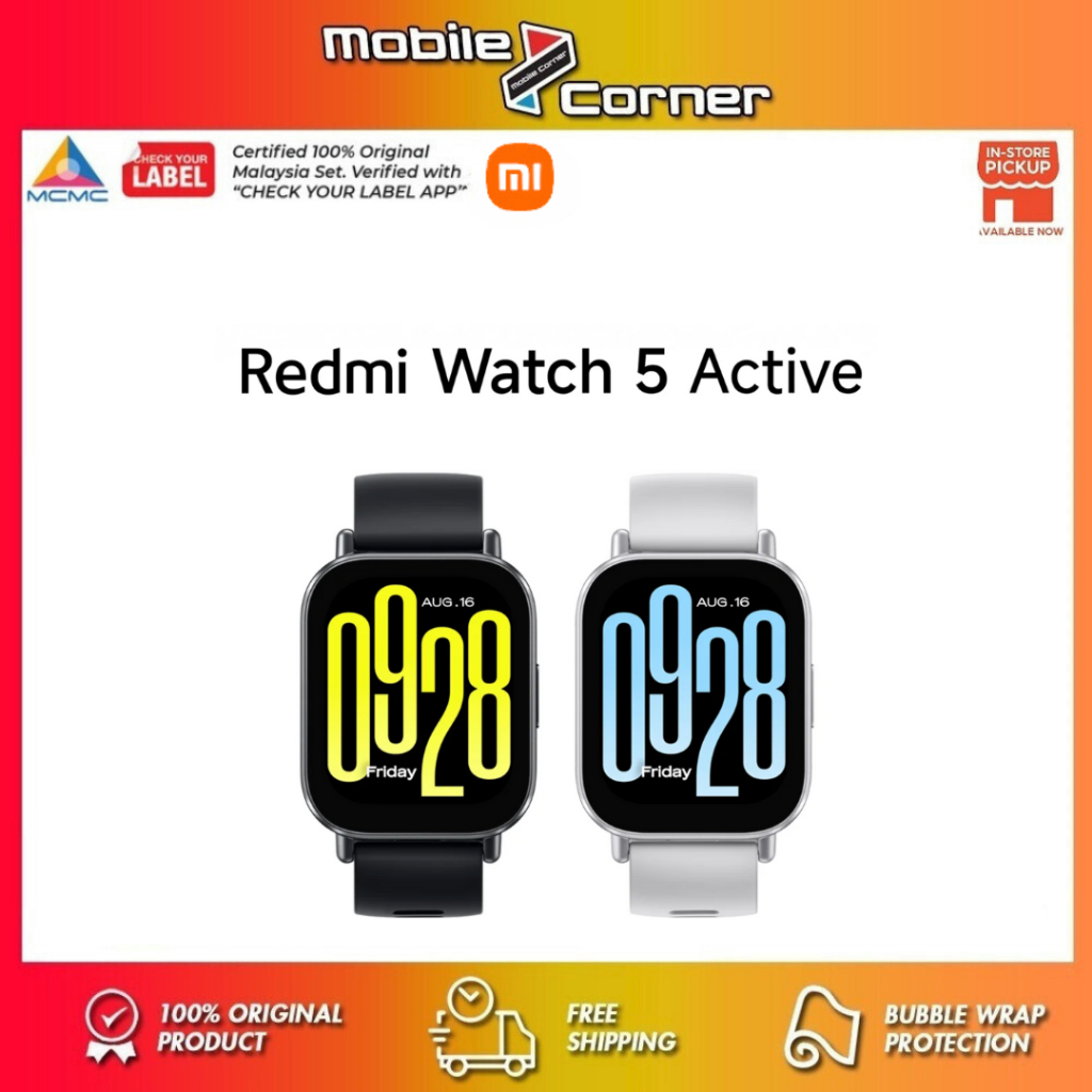 REDMI WATCH 5 ACTIVE | 2'' LCD display | up to 18 days battery ...