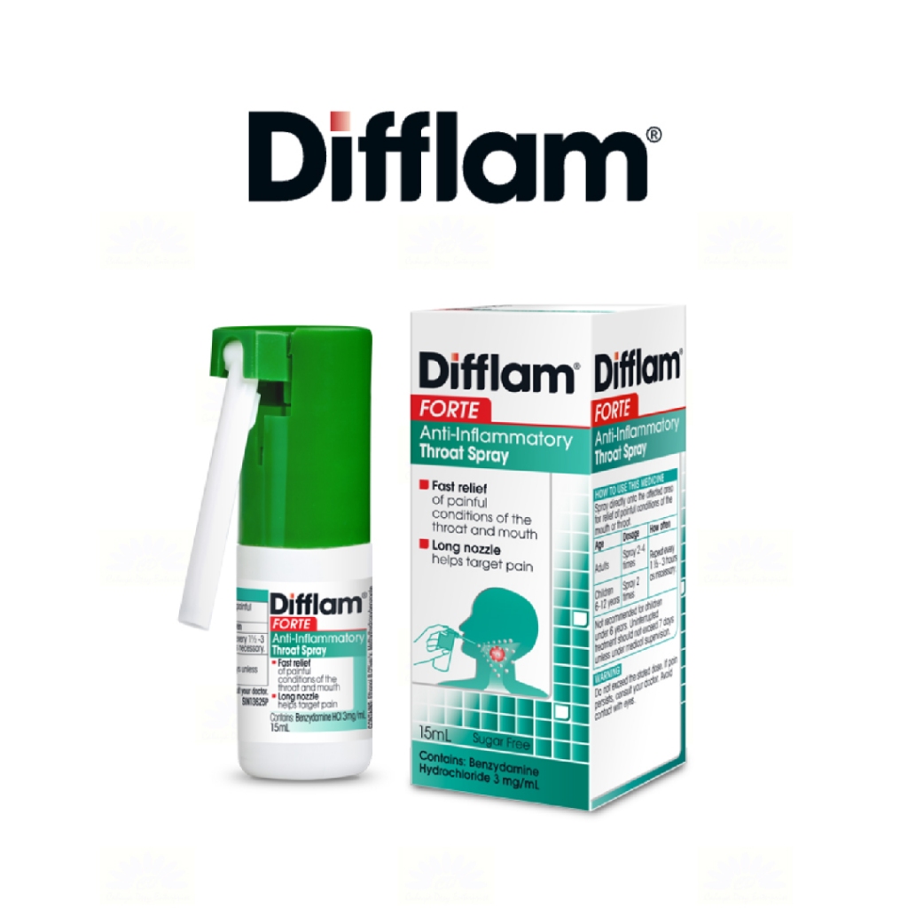 Difflam Forte Sore Throat Spray - 15 ml | Mint | Shopee Malaysia