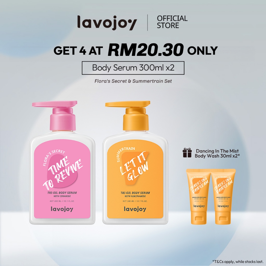 lavojoy Body Serum 300ml x2 [Clearance Stock] [Expire soon] | Shopee ...
