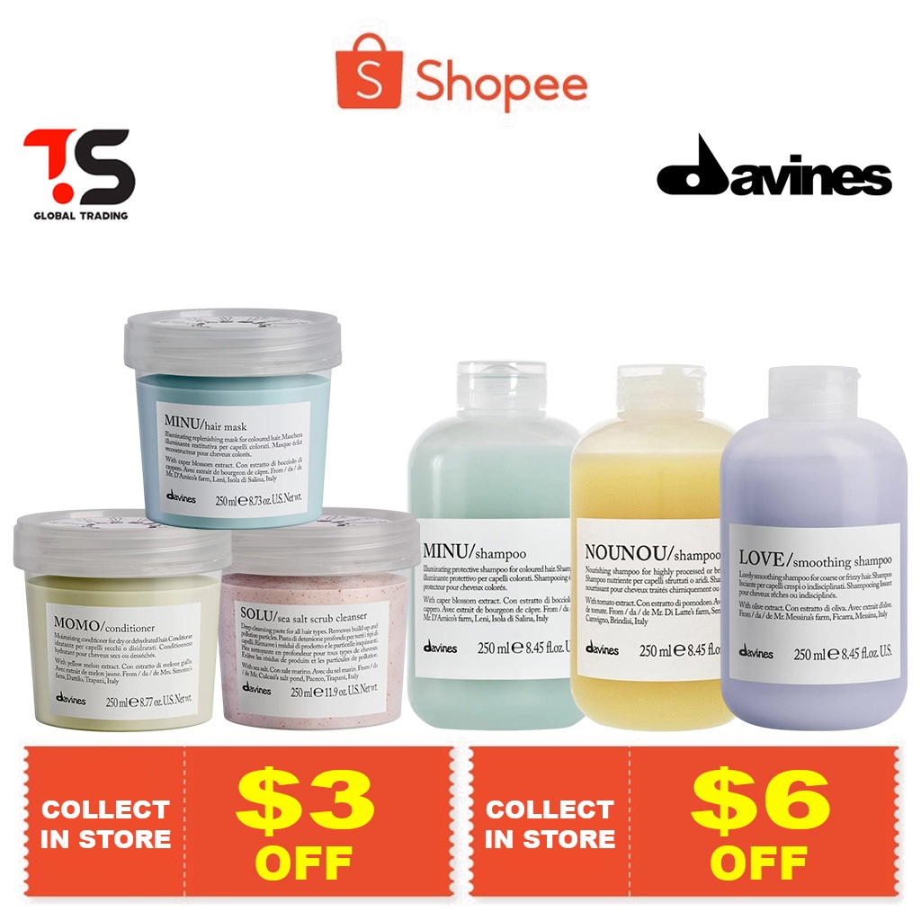 100% Authentic Local Seller! Davines Essential Minu / Nou Nou / Solu ...