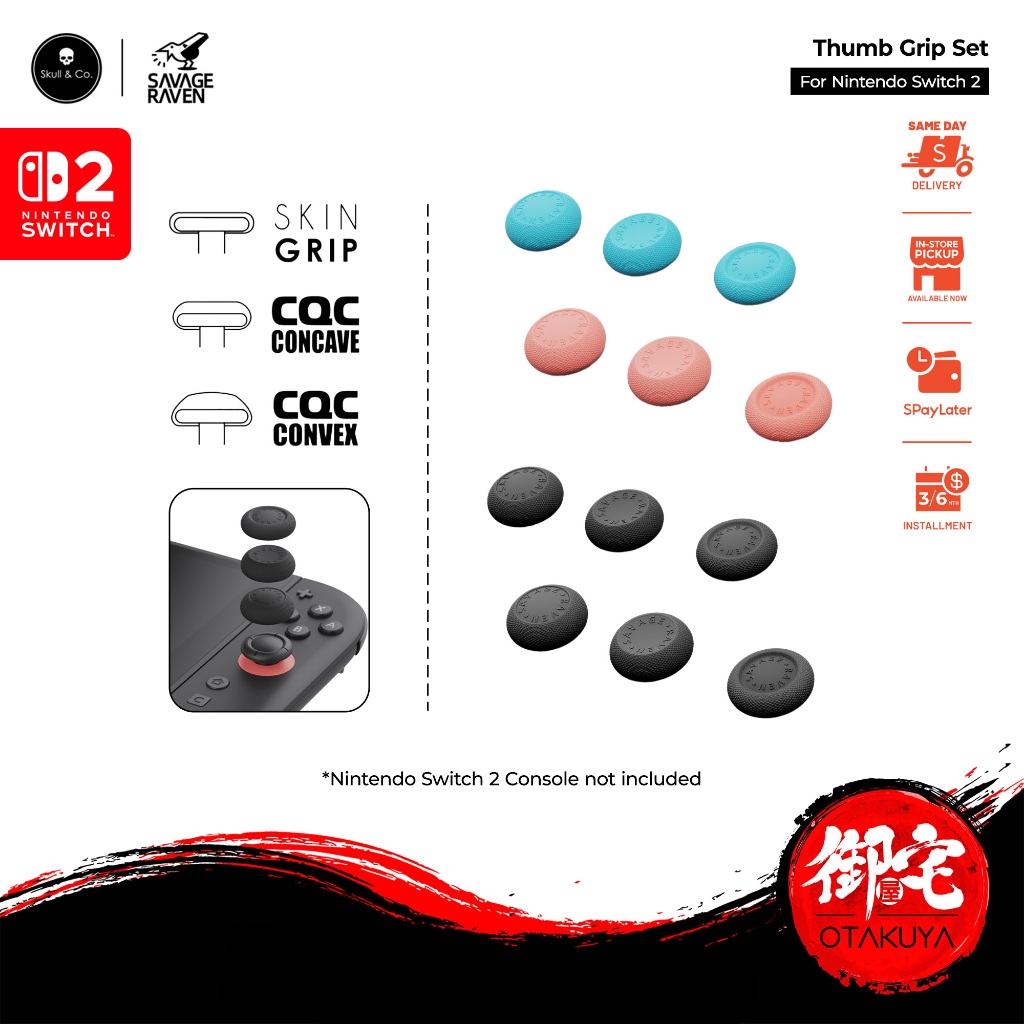 【CNY SALE】Skull & Co. Joy-Con Thumb Grip Set for Nintendo Switch 2 ...