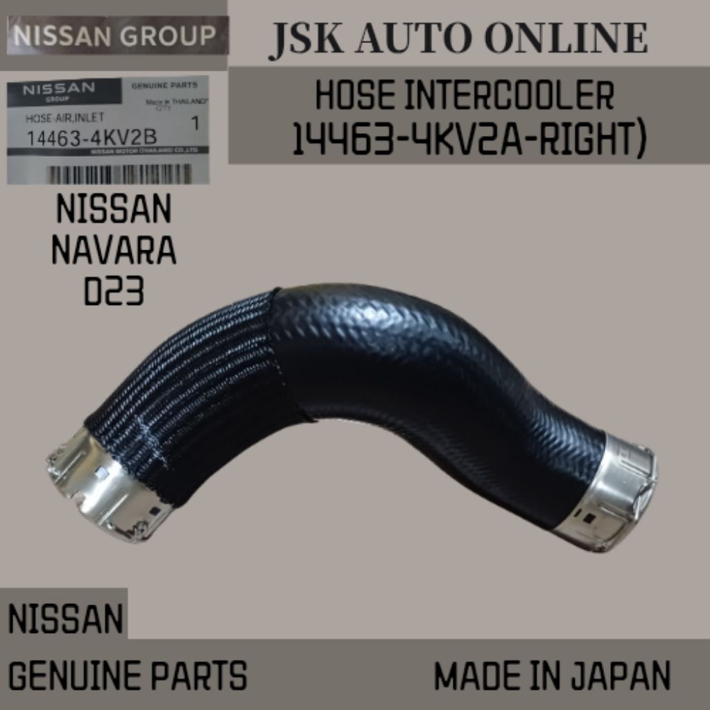 14463-4KV2A HOSE INTERCOOLER ASSY NISSAN NAVARA NP300-D23 100% NEW ...