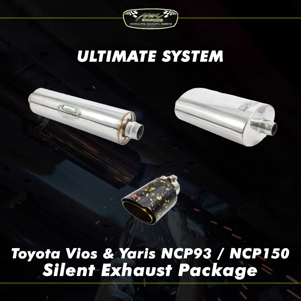 Toyota Vios & Yaris NCP93 , NCP150 Silent Exhaust Package | Shopee Malaysia