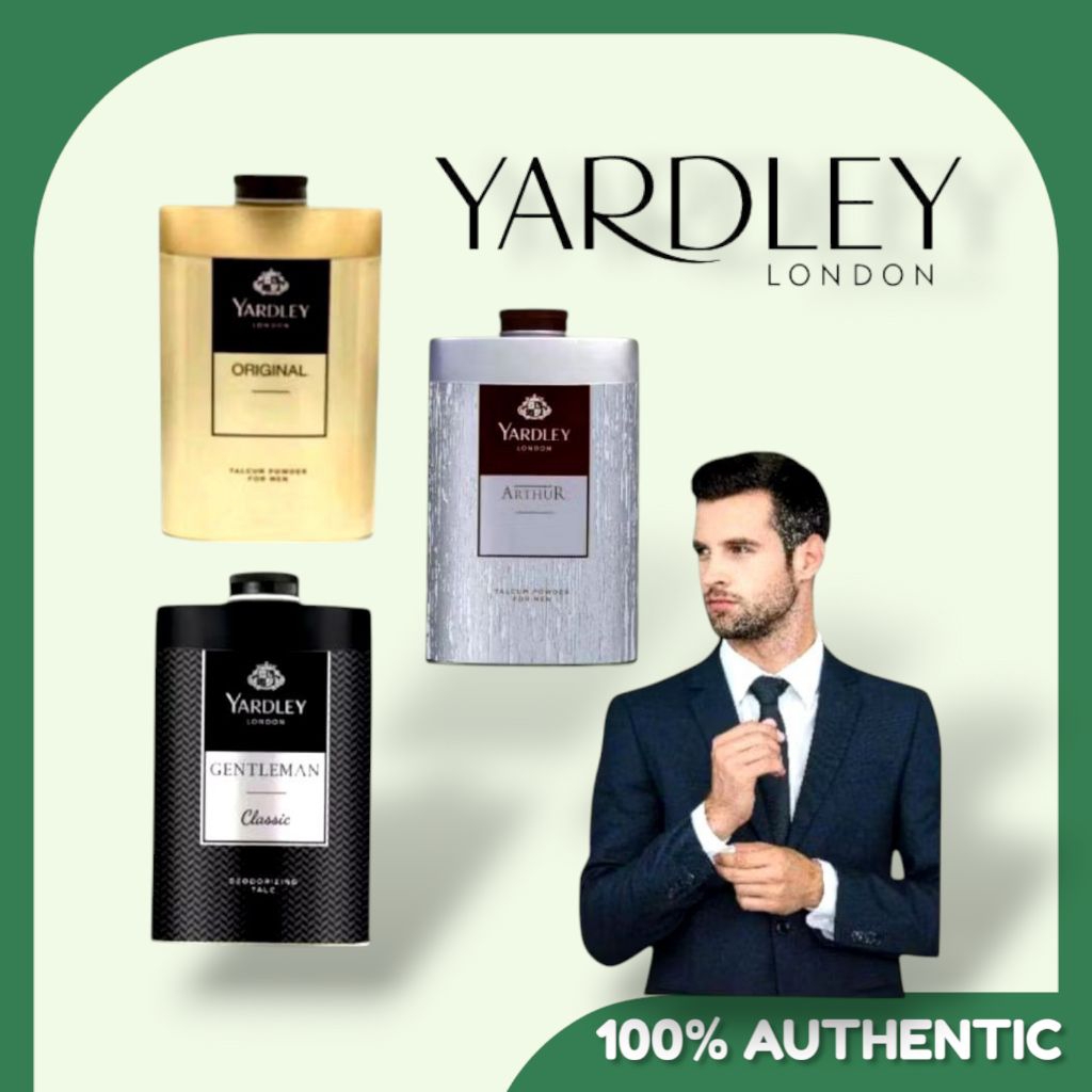 YARDLEY LONDON TALCUM POWDER MASCULINE FRAGRANCE | Shopee Malaysia