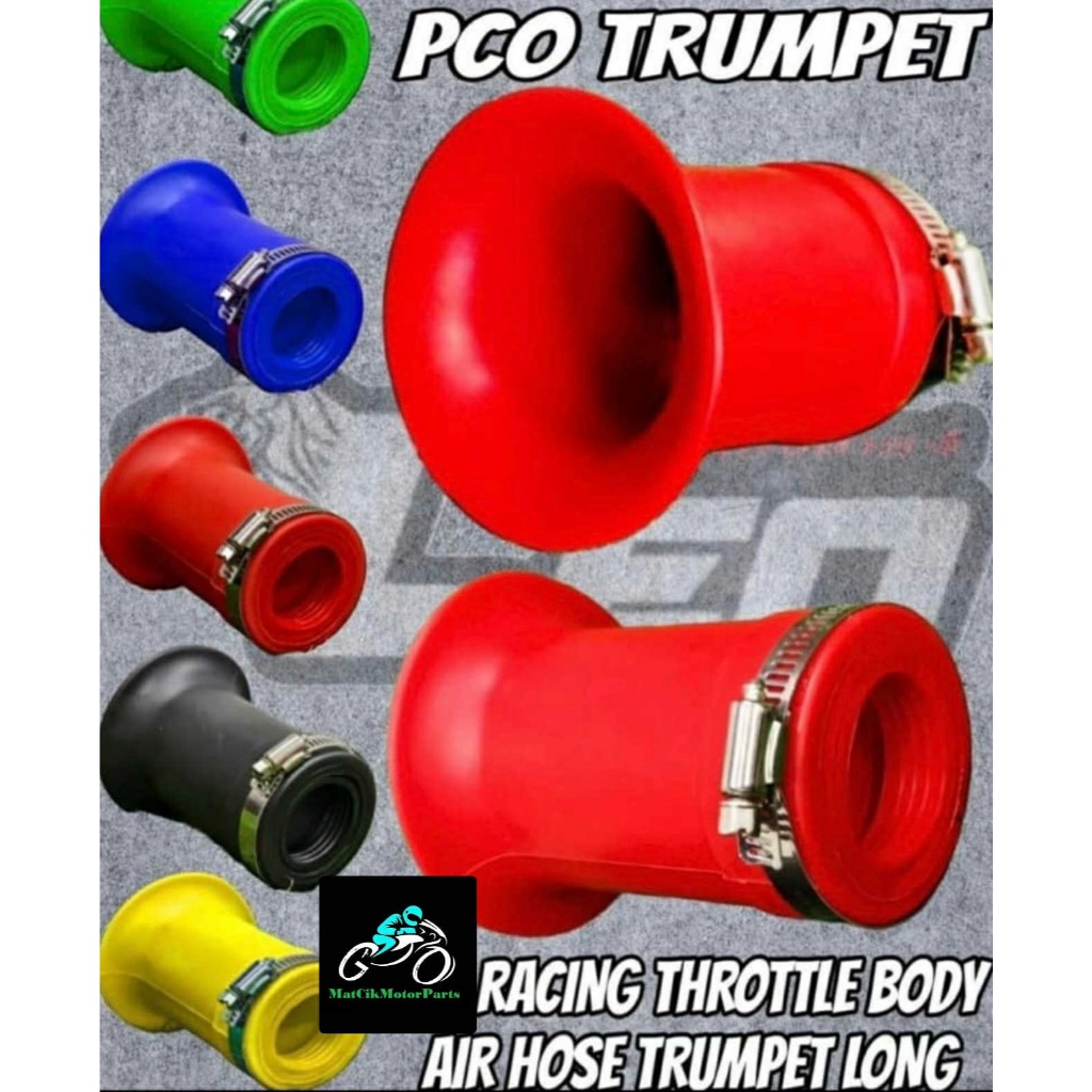 TRUMPET PCO TRUMPET SILICONE THROTTLE BODY 3 IN 1 UNIVERSAL FOR ALL ...