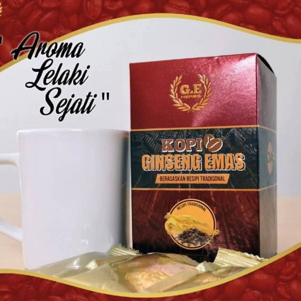 KOPI GINSENG EMAS ORIGINAL | Shopee Malaysia