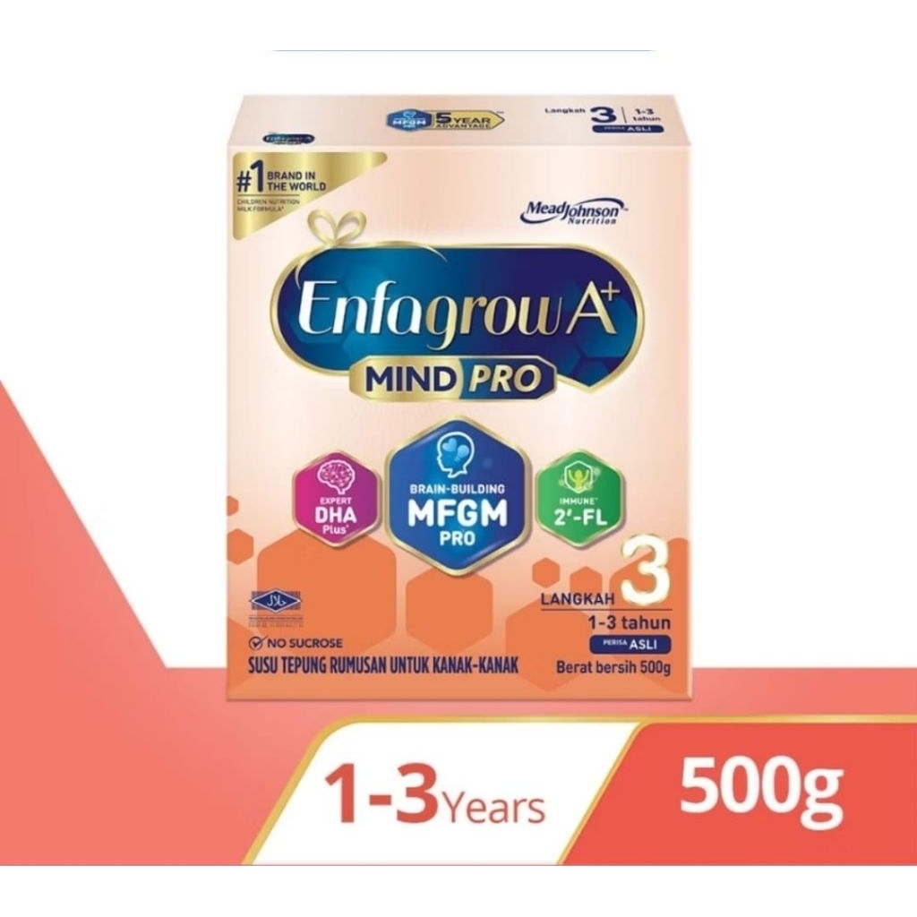 Enfagrow A+ MindPro Step 3 Original (1-3 years) 500g | Shopee Malaysia