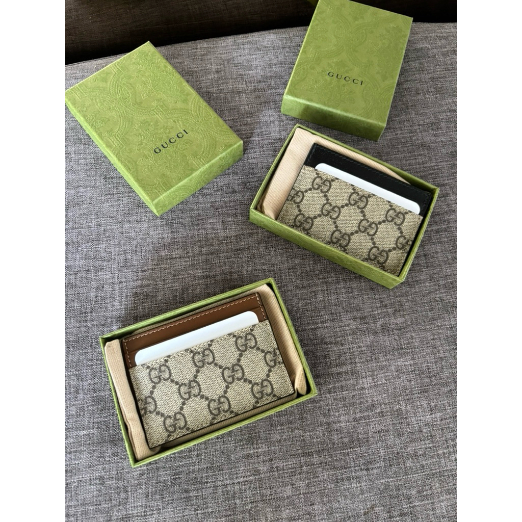 Authentic Gucci Supreme Card Case 779775 | Shopee Malaysia