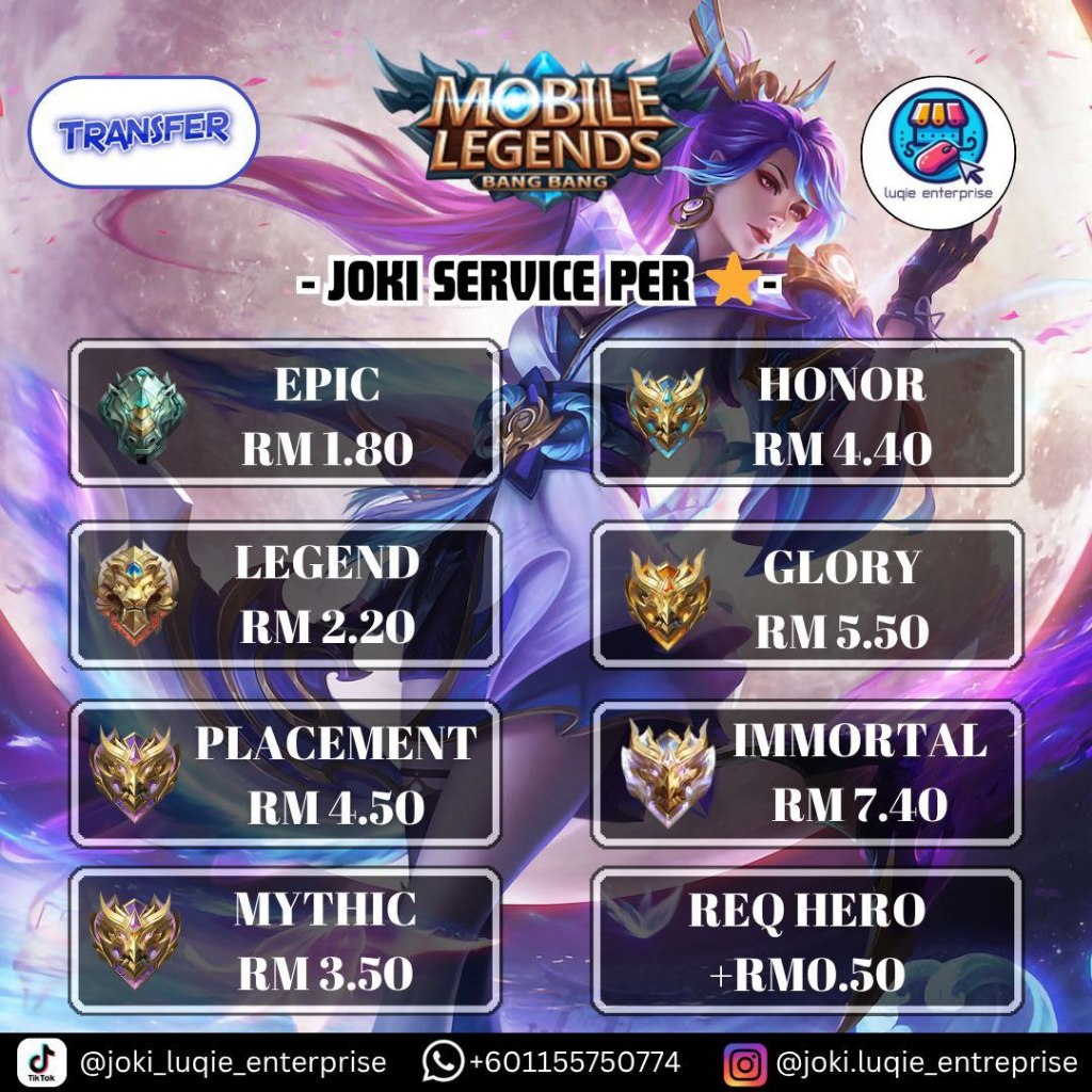 (NEW SEASON) JOKI MOONTON MOBILE LEGEND BANG BANG SEASON 37 - Master ...