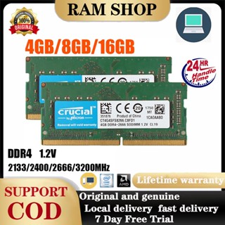 Crucial Ram DDR4 Notebook So-dimm 8GB 4GB 16G 32GB 2400MHZ 2666MHZ 2133MHZ 1.2V For Laptop ...