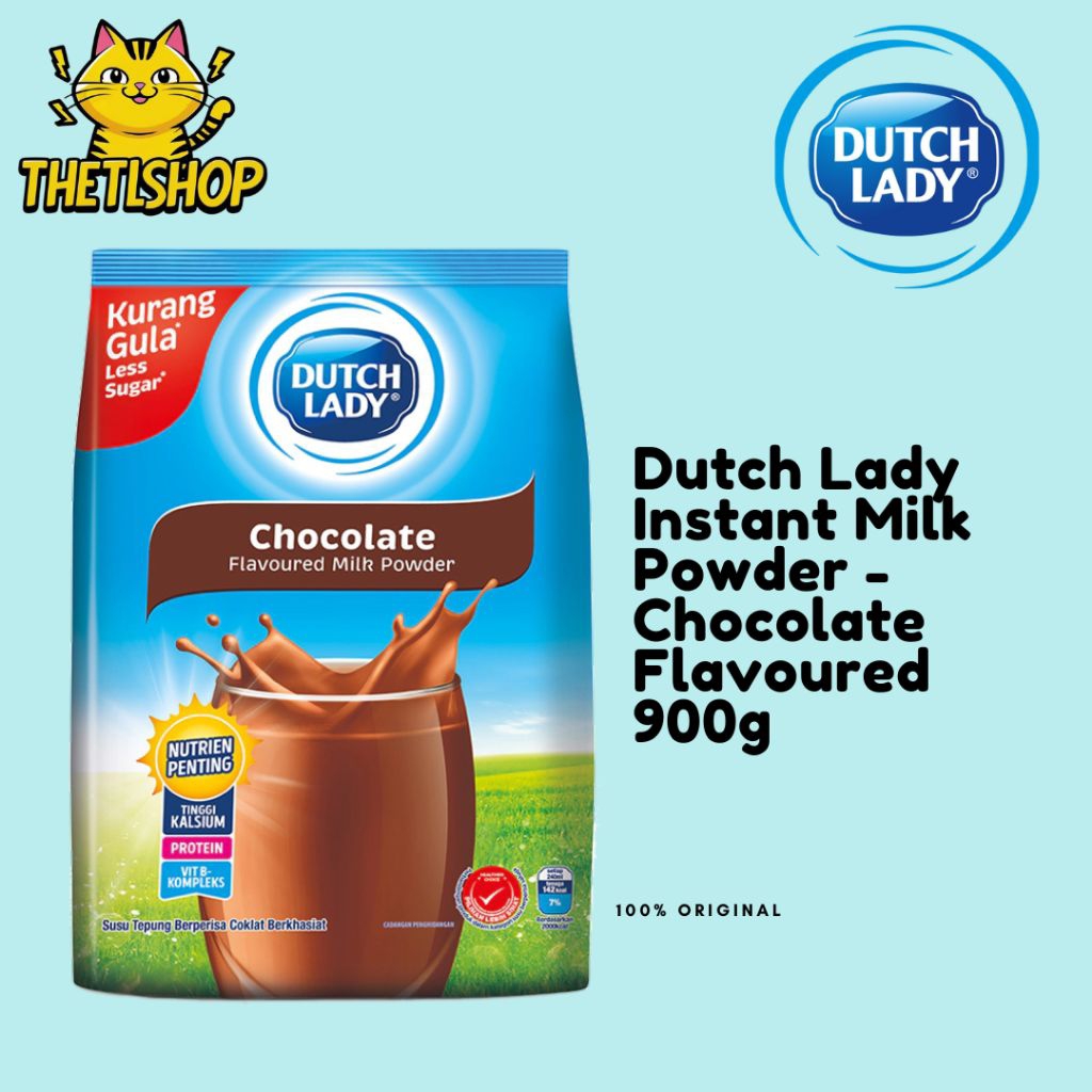 Dutch Lady Chocolate Drink Powder 900g | Shopee Malaysia