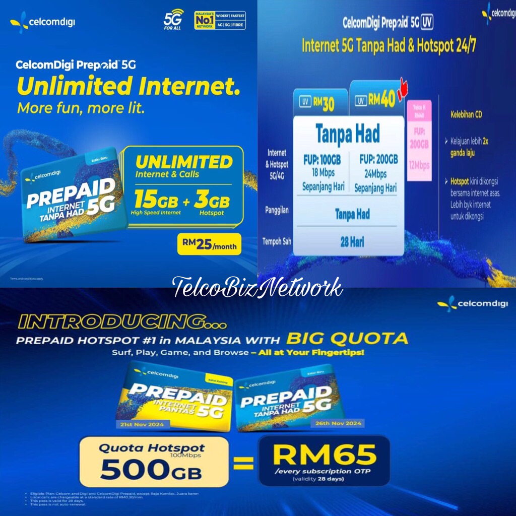 SIMKAD CELCOM UNLIMITED 4G/5G (SIM ONLY) | Shopee Malaysia