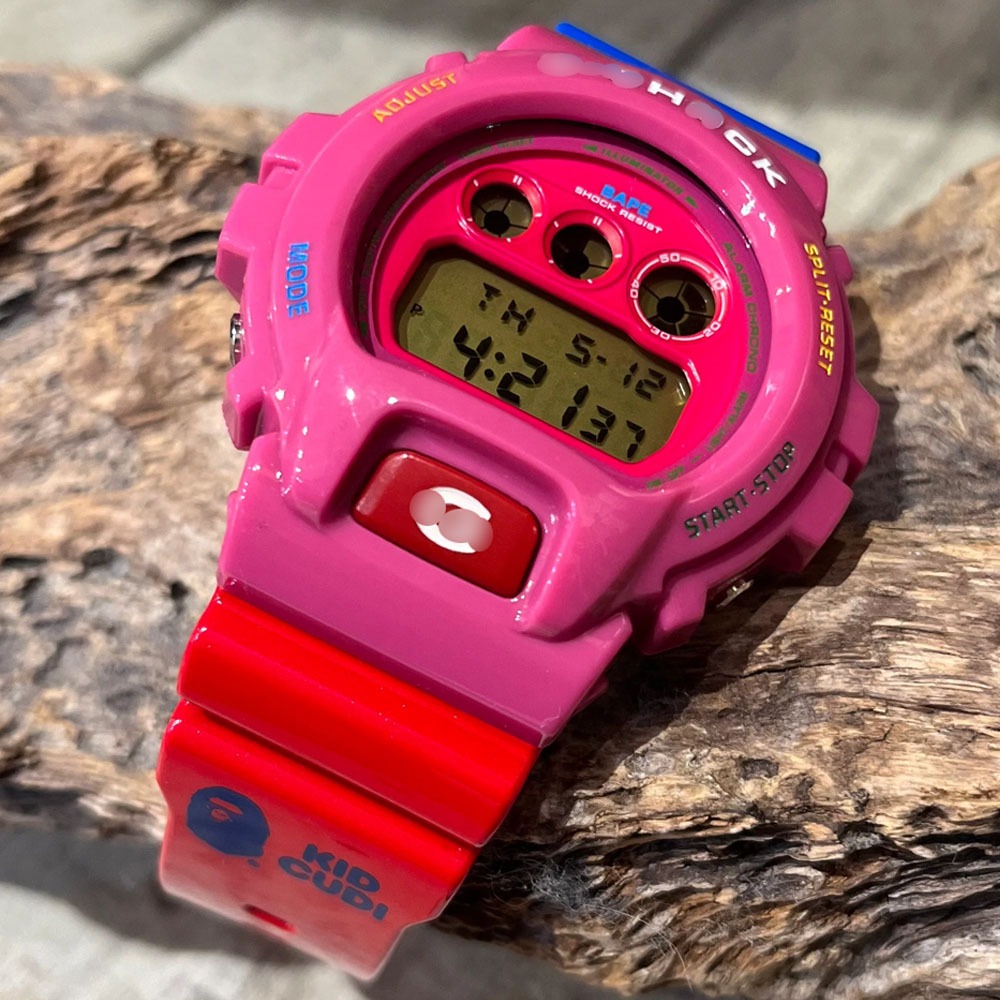 G SHOCK CRAZY COLOR KID CUDI PINK JAM TANGAN CC6 CB8 CS4 PINK DIGITAL ...