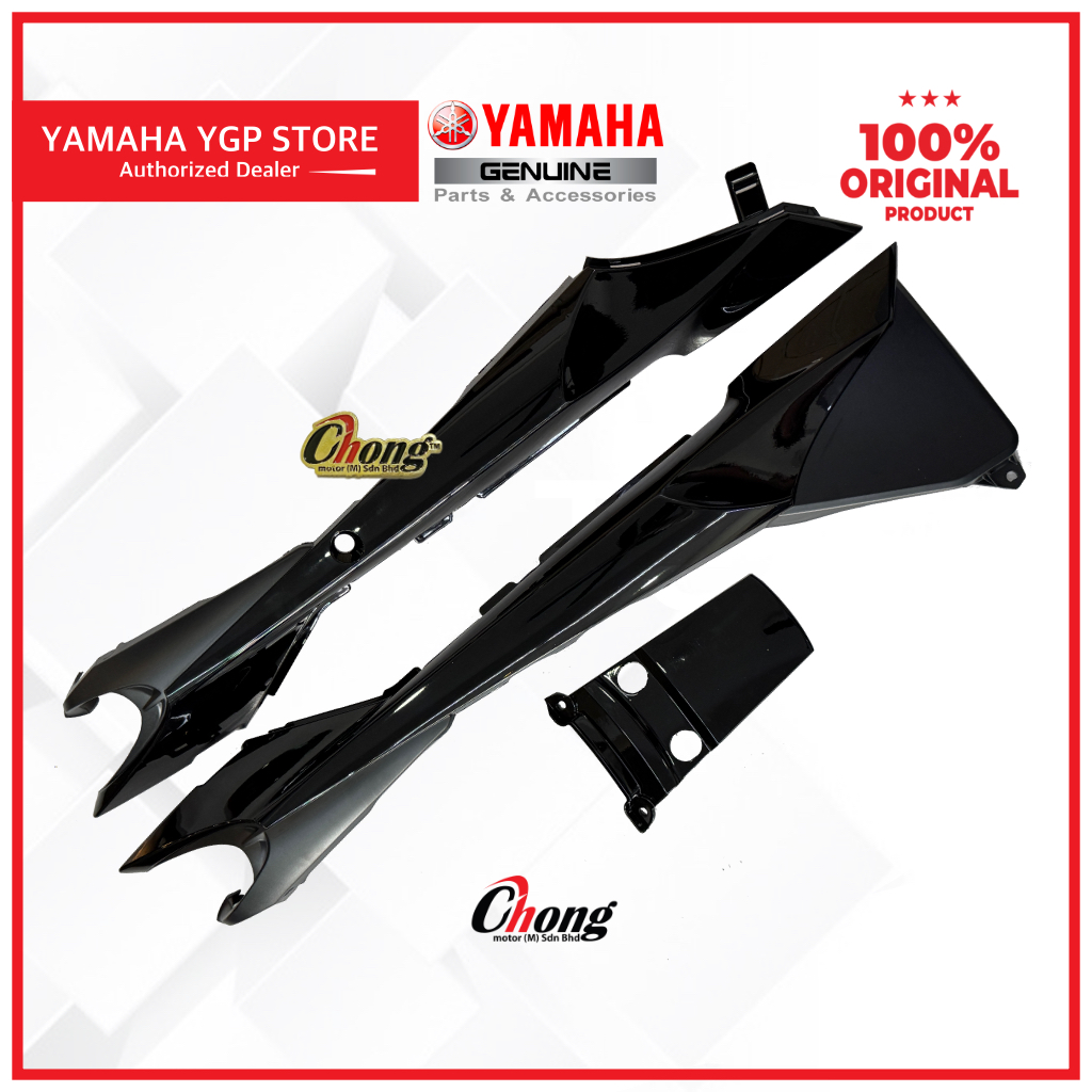 Yamaha Body Side Cover Set Black/Kaver Ekor Tepi Hitam RXZ Catalyzer ...