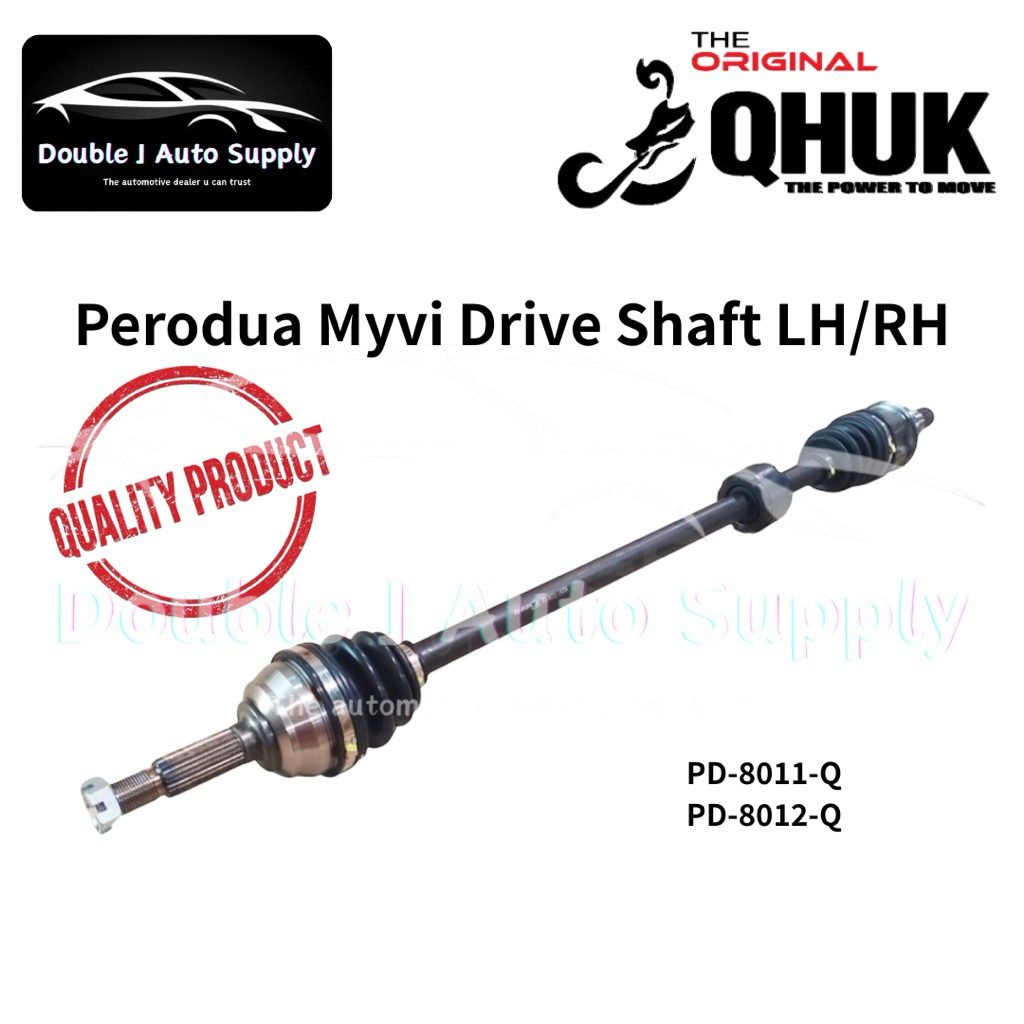 Genuine QHUK Drive Shaft / Drive Shaft Assy Perodua Myvi Gen 1 (2005 ...
