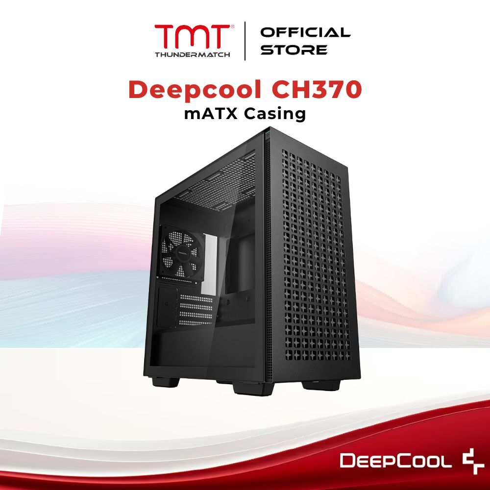 TMT Deepcool CH370 mATX Casing | Shopee Malaysia